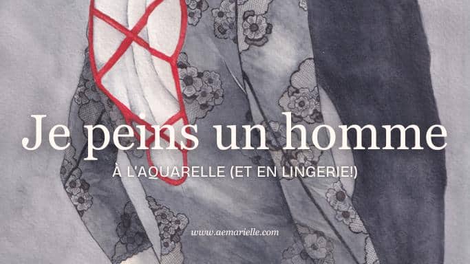 Homme aquarelle - Commande personnalisées par Aemarielle